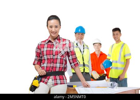 The research team building decoration drawings Stock Photo - Alamy