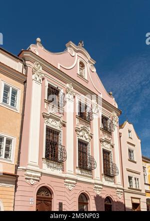 Baroque Townhouse, Mikulov, Czech Republic Stock Photo - Alamy