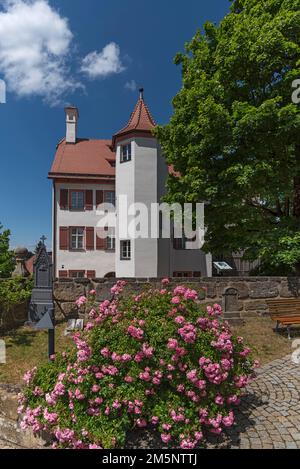 The White Castle built in 1471, today used as a museum, Heroldsberg ...