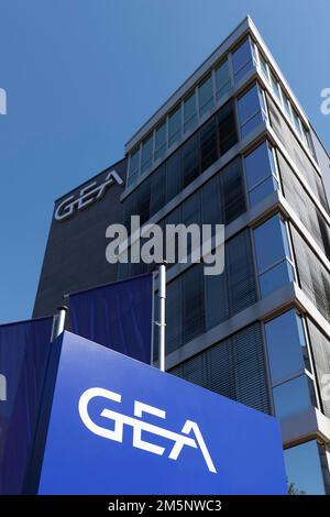 GEA Group AG, logo at headquarters, industrial group, mechanical and ...