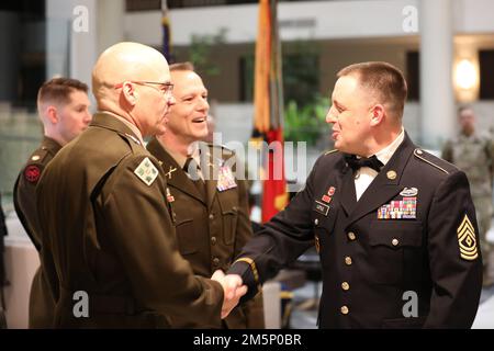 U.S. Army Maj. Gen. Sean C. Bernabe, commanding general of 1st Armored ...