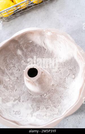Lemon cranberry bundt cake Stock Photo - Alamy