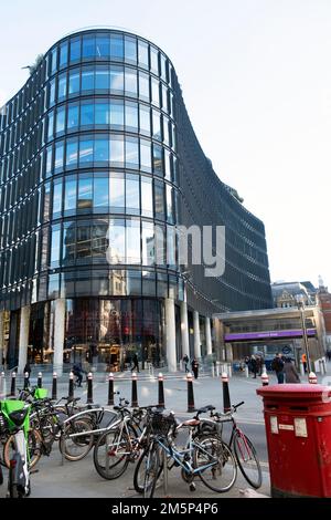 View of new 100 Liverpool Street building mixed use redevelopment near ...