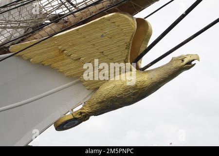 USCG Eagle figurehead, 2009 Stock Photo - Alamy