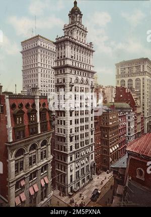 Gillender Building, New York City, c. 1900 Stock Photo - Alamy