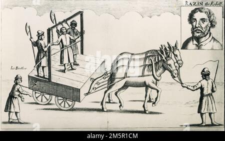 Execution of Stepan Razin, Russian rebel and pirate Stock Photo - Alamy