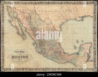 Nuevo mapa de Mexico , Railroads, Mexico, Maps, Mexico, Maps Norman B ...