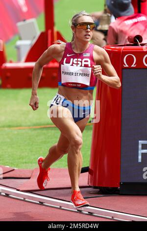 Elle Purrier St. Pierre (USA) competing in the Women's 1500 metres ...