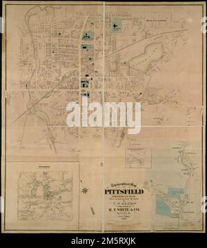 Topographical map of Pittsfield, Berkshire Co., Mass : from actual ...