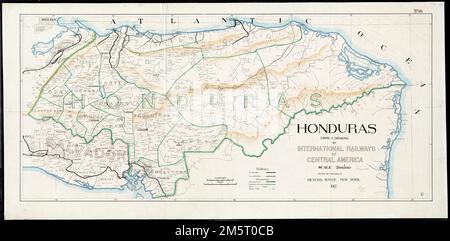 Honduras from a drawing by International Railways of Central America ...