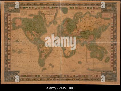 Map of the world. Relief shown by hachures. Ancillary maps: Northern ...