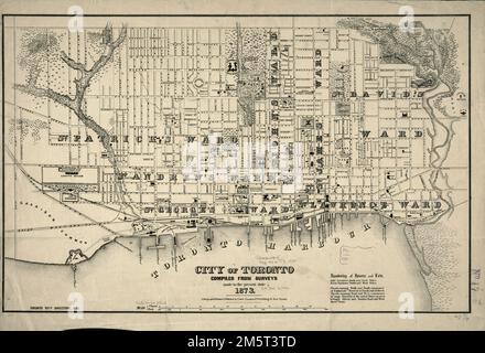 Toronto 1834 map Stock Photo - Alamy