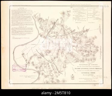 Map of Davidson in Tennessee Stock Photo - Alamy