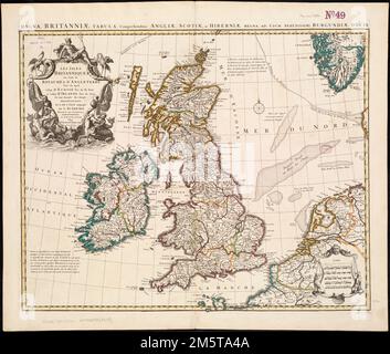 Les Isles Britanniques ou sont le royaumes d'Angleterre , British Isles ...