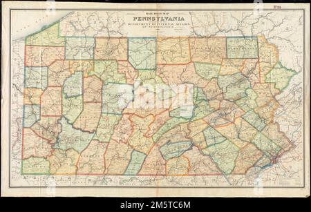 Rail road map of Pennsylvania , Counties, Pennsylvania, Maps, Railroads ...