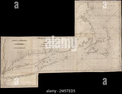 Chart from New York to Timber Island including Nantucket shoals ...
