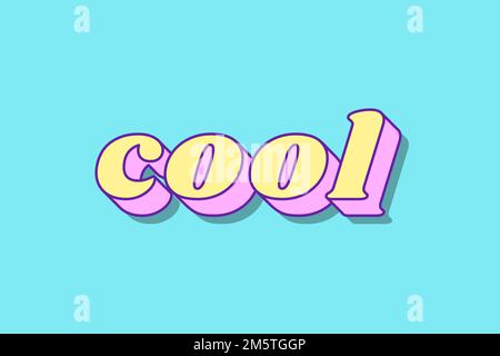 Cool word art vector typography Stock Vector Image & Art - Alamy