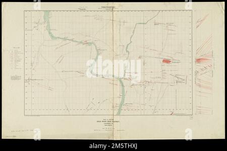 Plan and section, Gold River gold district, Lunenburg Co., Nova Scotia ...