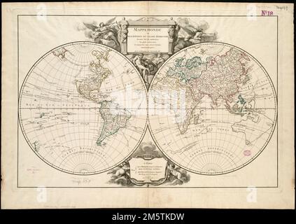 Mappemonde ou Description du globe terrestre , World maps, Early works ...
