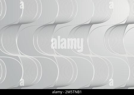 Seamless gray wave abstract patterned background design resource vector ...