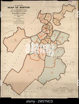 Outline map of Massachusetts showing population according to United ...