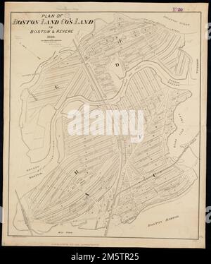 Plan of Boston Land Co's land in Boston & Revere , Boston Land Company ...