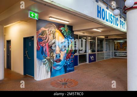 painted mural at Coollangatta, gold coast, queensland, australia Stock ...