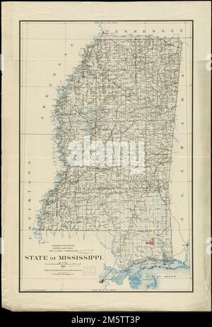 Map of Washington in Mississippi Stock Photo - Alamy