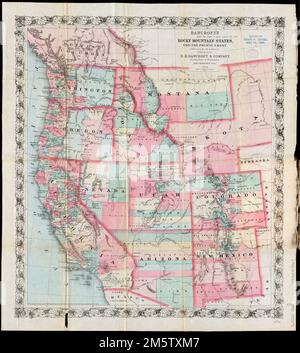 Rocky Mountain region of the United States, political map. The Rocky ...