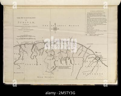 The Dutch colony of Surinam, as laid down by L: Colonel Spiering, Chief ...