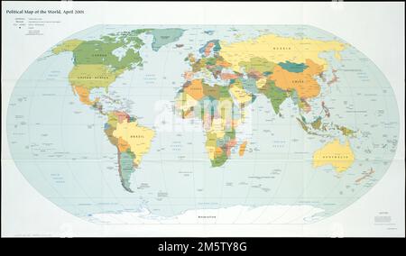 Political map of the world, April 2001 , World maps, 2001 Norman B ...
