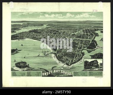 Onset Bay Grove, Wareham, Mass , Wareham Mass. : Town, Aerial views ...