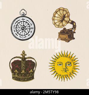 Vectorized object design element set Stock Vector Image & Art - Alamy