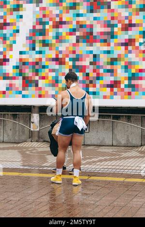 A muscular man in maid outfit Stock Photo - Alamy