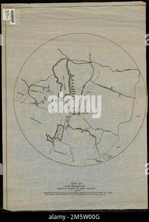 Map of South Reading.... , Massachusetts , Middlesex ,county ...