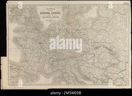 Cruchley's map of Central Europe, shewing the new political divisions ...