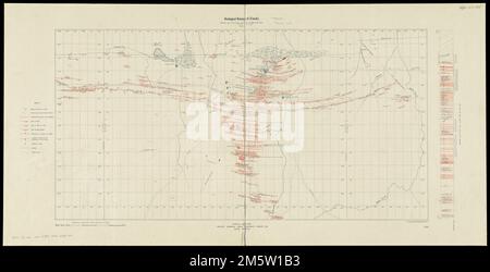 Plan and section, Mount Uniacke gold district, Hants Co., Nova Scotia ...