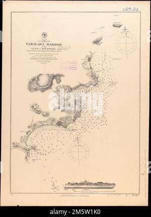 Japan, south coast of Kiusiu, Yamagawa Harbor in the Gulf of Kagosima ...