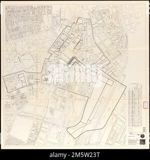 Disposition parcel plan, central area , Land use, Massachusetts, Boston ...