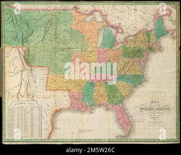 Map of the United States, constructed from the latest authorities ...