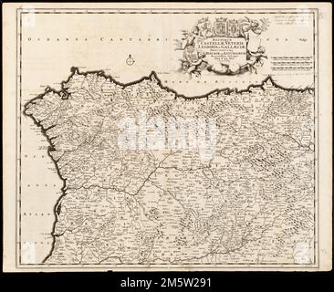 Castile and Leon, Spain, Relief Map Stock Photo - Alamy