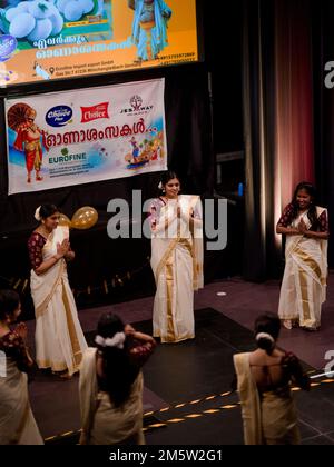 A view of Indian people celebrating onam in Solingen Stock Photo - Alamy