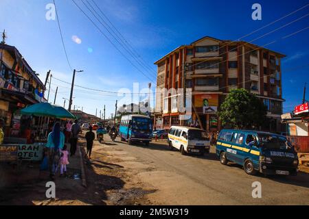 Nairobi, Kenya. 30th Dec, 2022. A view of the Kibera-Langata link road ...