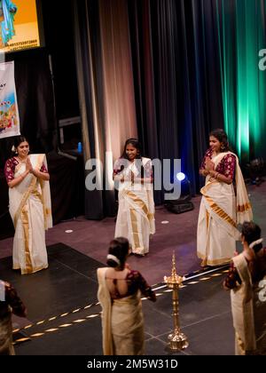 A view of Indian people celebrating onam in Solingen Stock Photo - Alamy