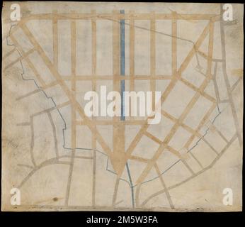 Manuscript plan of the Bulfinch Triangle, Boston, MA : [sheet 1 ...