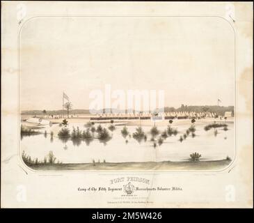 Fort Peirson [graphic] : camp of the Fifth Regiment Massachusetts ...