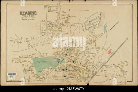 Town of Reading [Massachusetts] : showing streets, buildings, property ...