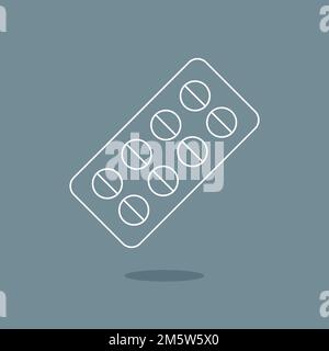 Medical anti-infection drug packet vector Stock Vector Image & Art - Alamy