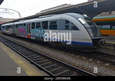 Siemens Desiro diesel multiple unit train of CFR Romania state railways ...