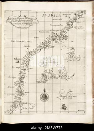 Carta particolare della Brasilia, che comincia con il capo S. Antonio ...